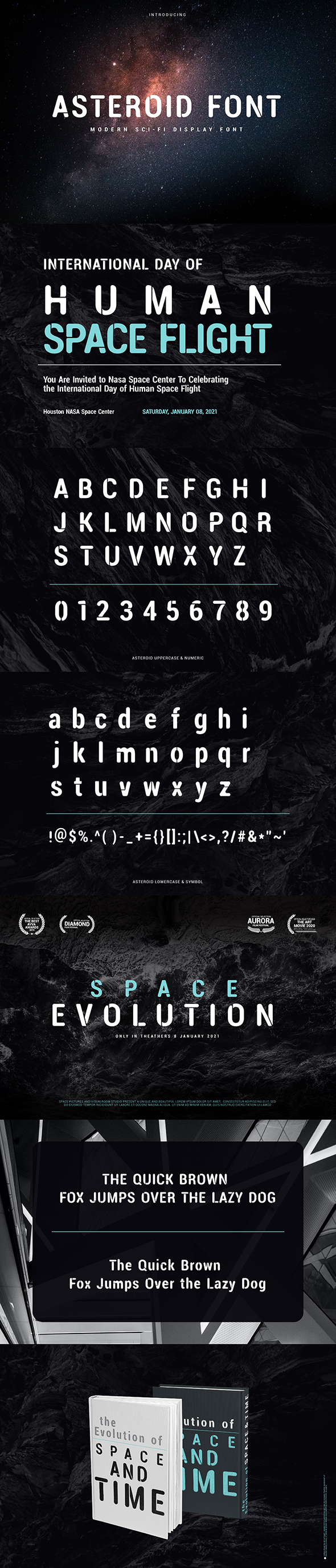 Asteroids Font | GraphicRiver